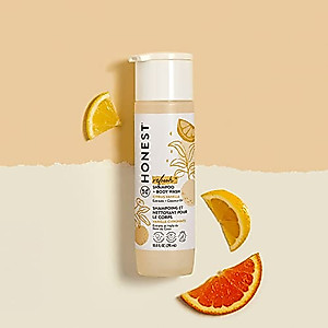 The Honest Company Sweet Orange Vanilla Conditioning Detangler Spray, 4 fl. oz. and The Honest Company Perfectly Gentle Sweet Orange Vanilla Shampoo + Body Wash, 10 Fl Oz (Pack of 1)