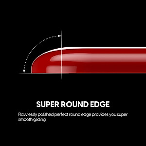 Superglide - Fastest and Smoothest Mouse Feet/Skates Made with Ultra Strong Flawless Glass Super Fast Smooth and Durable Sole for Logitech GPro Wireless [RED] - FE Limited Edition