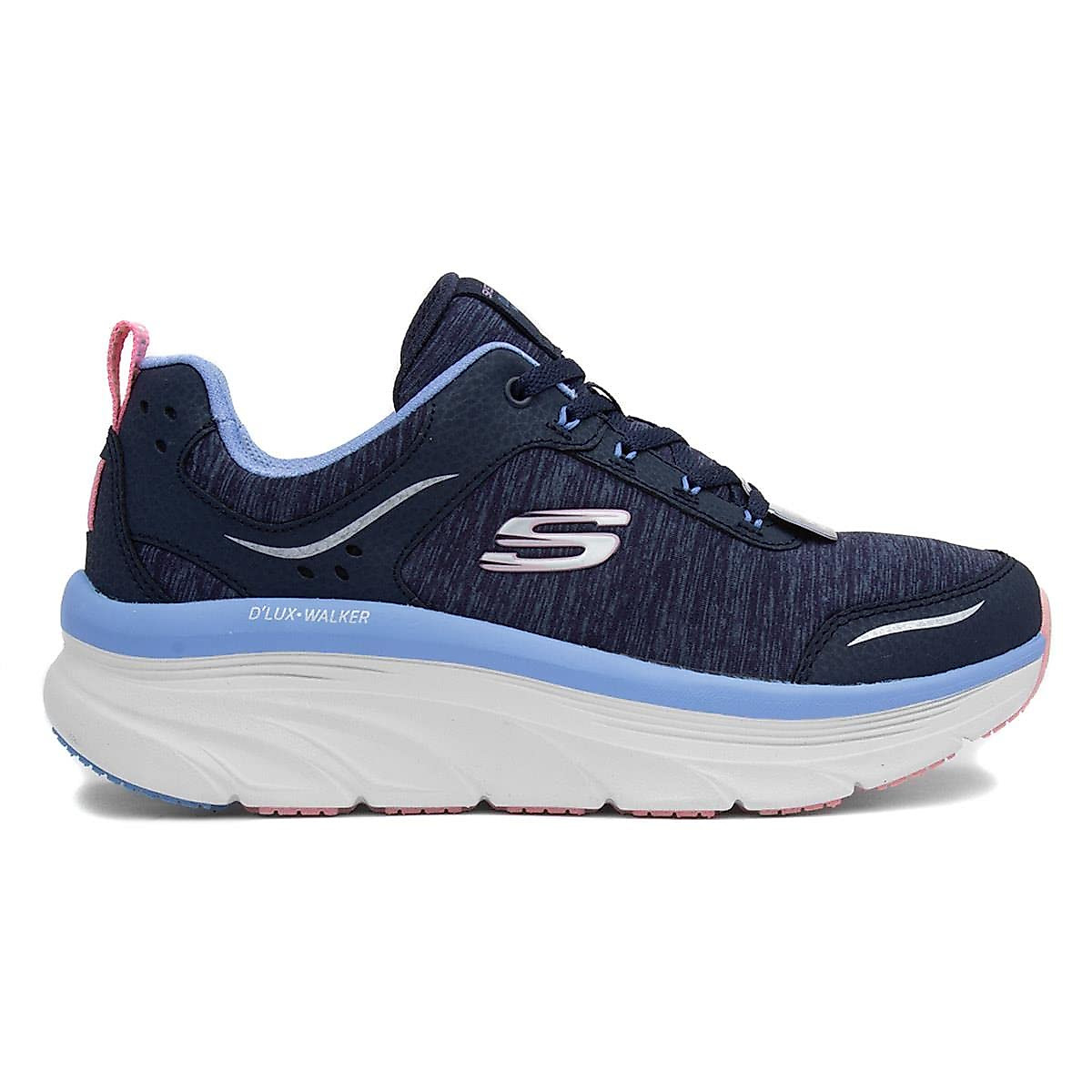 Skechers Women's Relaxed Fit: D'Lux Walker - Cool Groove - Navy - US 9