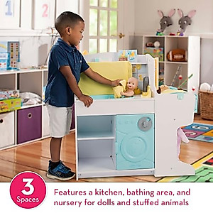 Melissa & Doug Mine to Love Baby Care Activity Center for Dolls - Kitchen, Nursery, Bathing-Changing - Pretend Play Baby Doll Accesories And Activity Center Play Set