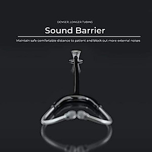 MDF Instruments Poseidon Blackout ProCardial Cardiology Stethoscope, Limited Edition Mprints, Lightweight Titanium, Adult, Dual Head, Poseidon Tube, Blackout Chestpiece-Headset, MDF797TPSBO