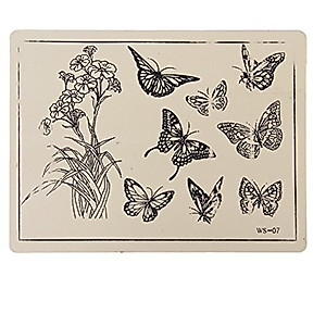 5pcs Tattoo Practice Skin Nontoxic Soft Permanent Makeup Tools For Tattoo Learning Training Summer Stickers(Tiger, Skull, Flower, Lotus , Dragon Tattoos)