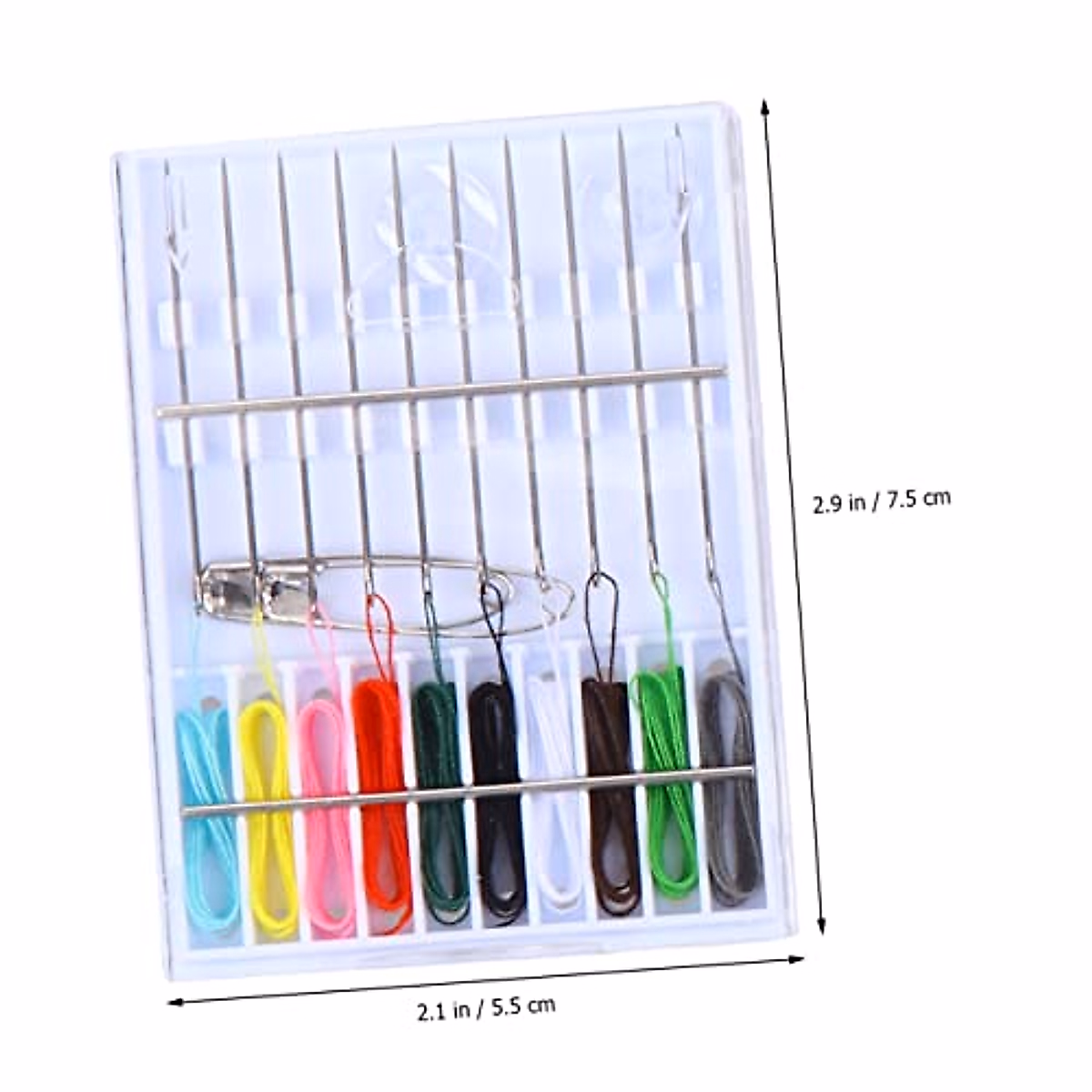 EXCEART 4 Boxes Set T Tool Tools Needles Needle and Thread Sewing Travel