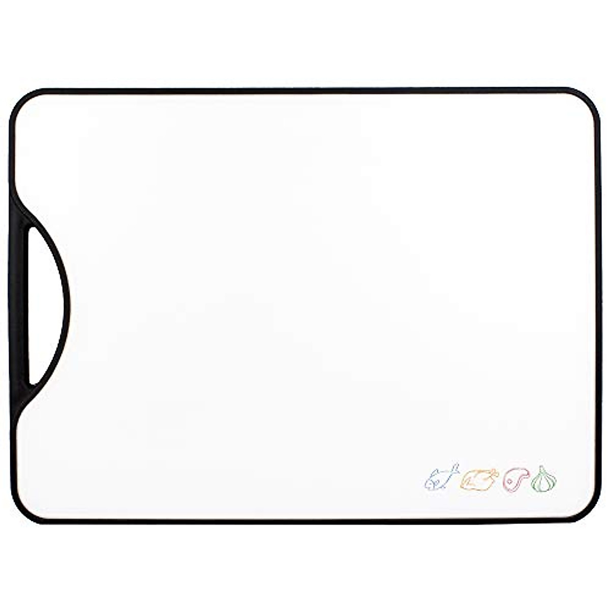 Totally Bamboo Poly-Boo Double Sided Bamboo and Poly Cutting Board, 15" x 11", BPA Free