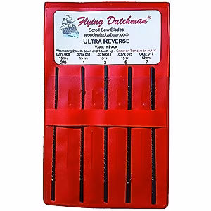 Flying Dutchman Ultra Reverse Five Dozen Scroll Saw Blade Variety Pack