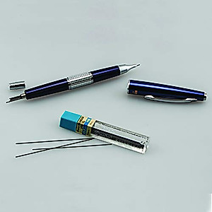 Pentel Sharp Kerry Automatic Pencil, 0.7mm Lead Size, Blue Barrel, 1 Pen (P1037C)