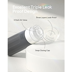 Morfone 16 Pack Silicone Travel Bottles Set for Toiletries TSA Approved Travel Containers Leakproof Squeezable Refillable Accessories 2oz 3oz for Shampoo Conditioner Lotion Liquids (BPA Free)