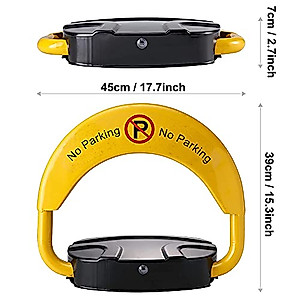 180° Anti-Collision Parking Space Lock,Automatic Remote Control Parking Lock,Carport Auto Space Stall Barrier,for Garage