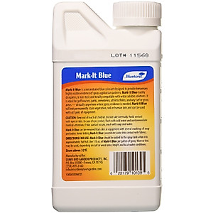 Monterey LG1130 Mark-It Blue Spray Solution Colorant Chemical Marker Dye for Insecticide, Herbicide, and Fungicide, 8 oz