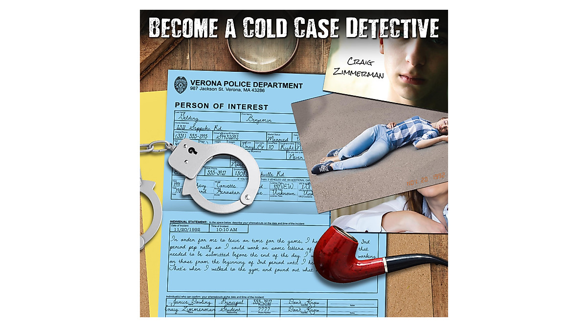 Unsolved Case Files Cold Case Murder Mystery Game | Solve the Crime