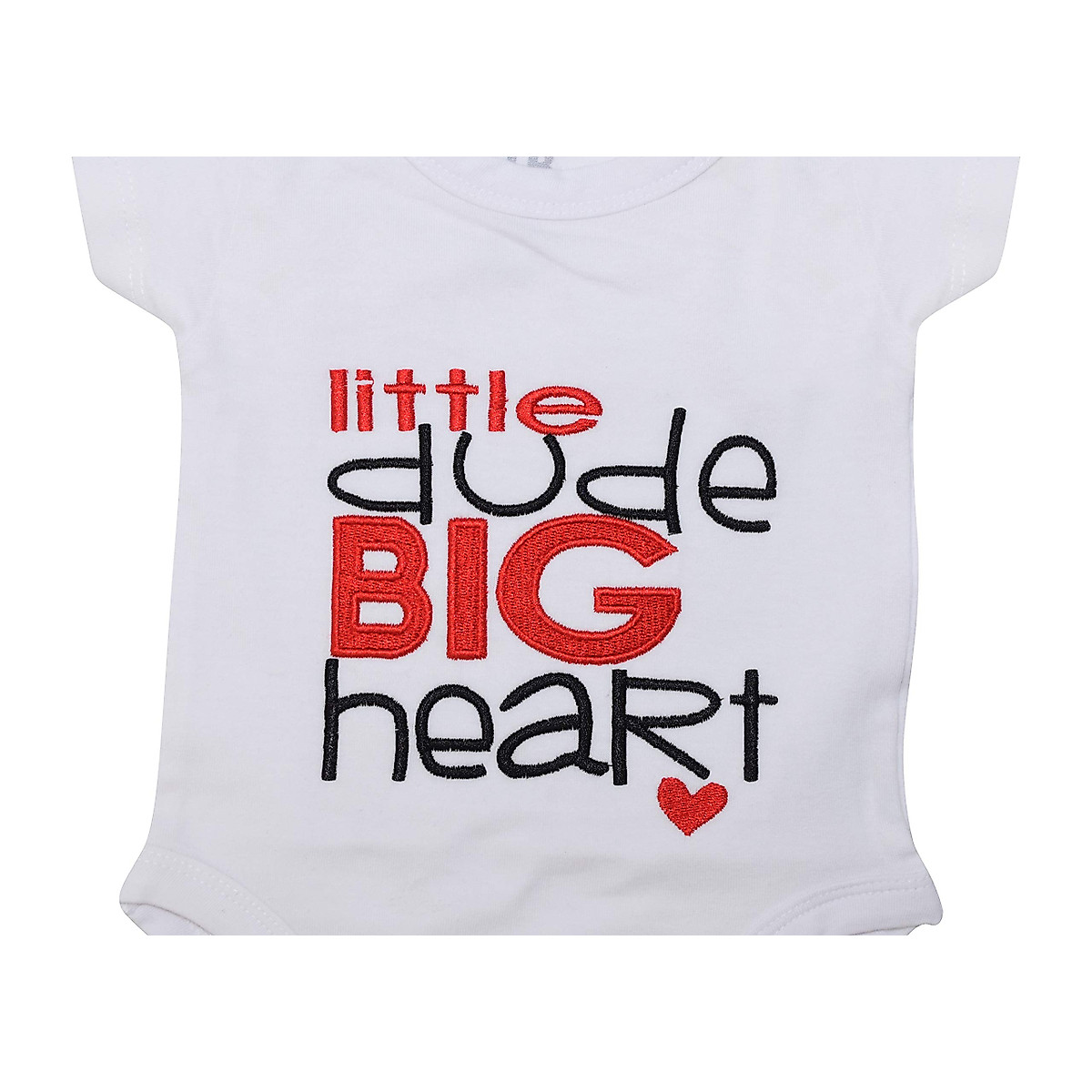 Unique Baby Boys Valentine's Day Bodysuit with XO Pants Clothing Set (18m)