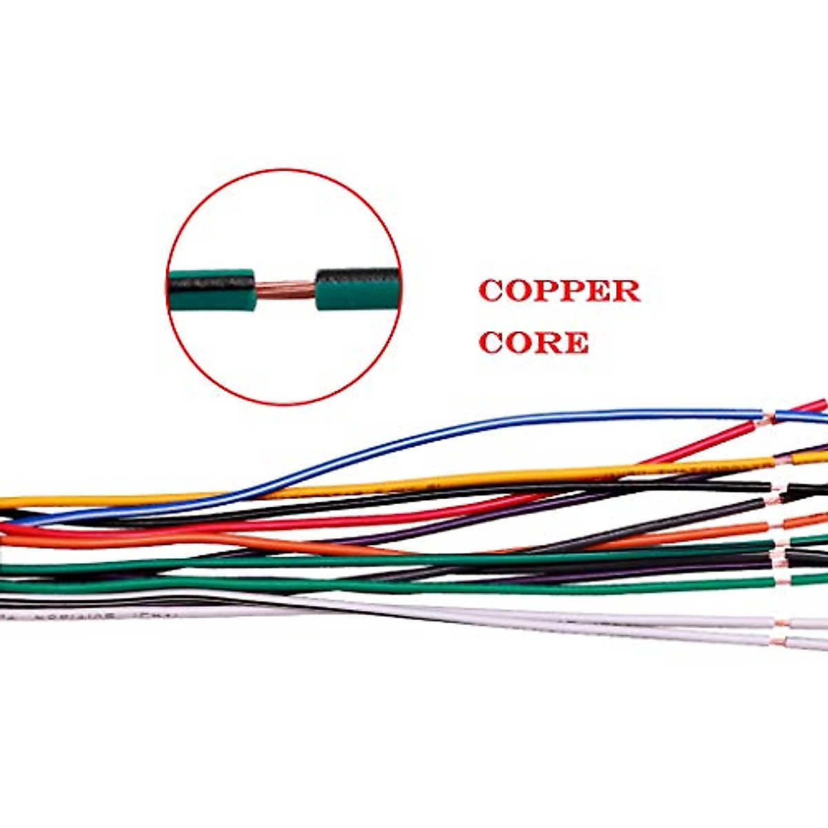 Wire Harness Replacement Harness Power Cord Harness Speaker Plug Compatible with Pioneer CDP1269, YDP5039, QDP3013 Speaker Plug (2010-2011)