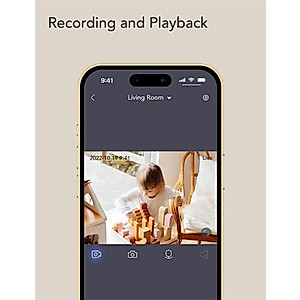 Baby Monitor with Camera and Audio, nooie Baby Camera Monitor Indoor, Baby Monitor WiFi Smartphone 2.4Ghz, Motion and Sound Detection, 1080P HD Night Vision, Two-Way Audio, SD or Cloud Storage