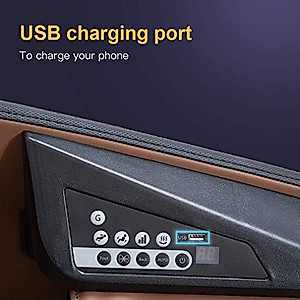 BestMassage Shiatsu Massage Chairs Full Body and Recliner Zero Gravity Massage Chair Electric with Built-in Heart Foot Roller Air Massage Easy to Move for Home Office,Black