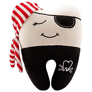 Pirate Tooth Fairy Pillow - Our Tooth Fairy Pillows are for Boys and Girls - This Tooth Fairy Kit Includes 5 Notecards and a Keepsake Pouch - Super Cute Pirate Tooth Fairy Gifts for Boys and Girls