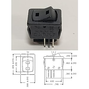 Replacement On Off Switch for Shop Vac with Oversized ON/Off Push Button