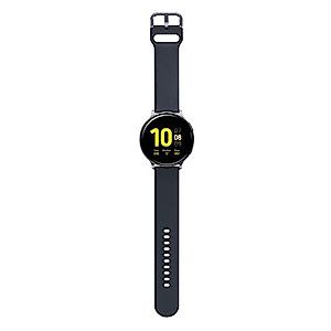 SAMSUNG Galaxy Watch Active 2 Smart Watch 44mm US Version GPS Bluetooth Advanced Health Monitoring Fitness Tracking Long-Lasting Battery, Aqua Black