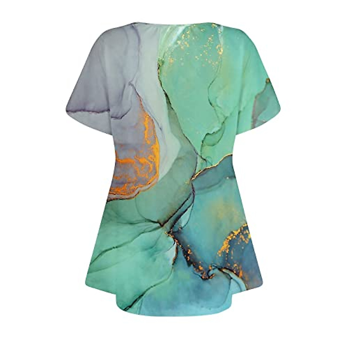 3/4 Sleeve Tops for Women Summer Women Western Tops Sparkly Crop Tops for Women Party Black Tunic Tshirts for Women Lace Blouses for Women Plus Size（1-Cyan,X-Large）