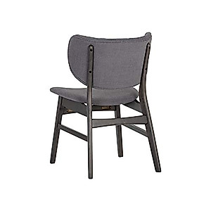 Sunpan Modern Dining Chair, Dark Grey