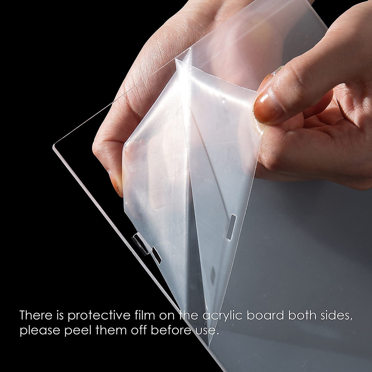 Acrylic Display Case Display Box with White Lid and White Base, Dustproof Showcase Figurines Collection Acrylic Cube for Toy Dolls Souvenirs Models(11.8 X 6.3 X 8.7 INCH)