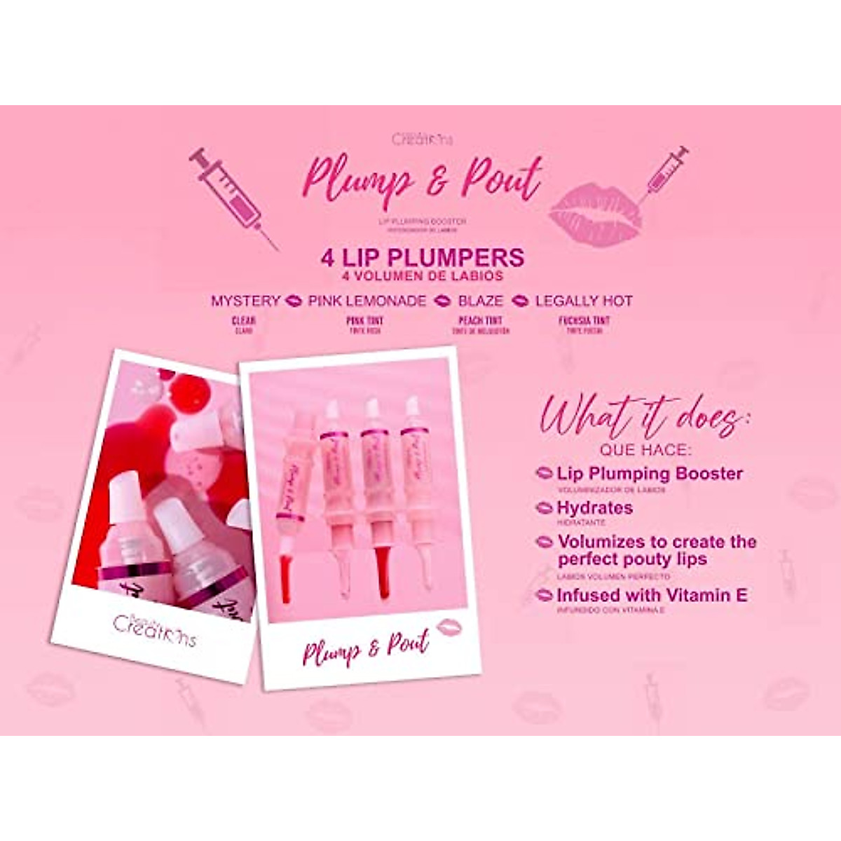 Plump & Pout Lip Plumping Lipgloss by Beauty Creations (Mystery)