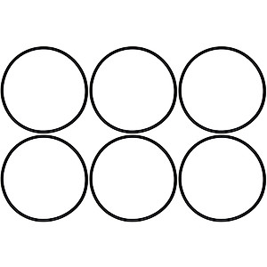 AppliaFit O-Rings Compatible with 3M Aqua-Pure 63597-174C and 63597-174P for Aqua-Pure Water Filters AP101T, AP11T, AP102T and More. Also Compatible with Watts Premier WP252235 (6-Pack)