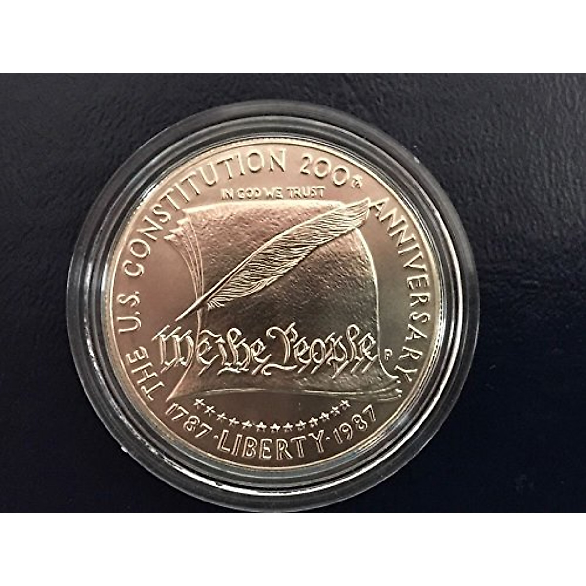 1987 S Constitution Commemorative Silver Proof Dollar US Coin DCAM Gem $1