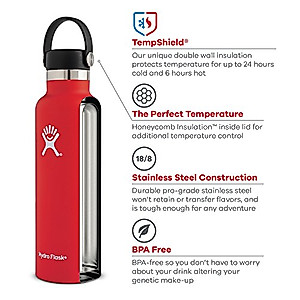 Hydro Flask 21 oz Water Bottle, Sport Cap - Spearmint