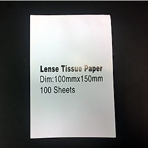 Rs' Science 300 Sheets Ultrasoft Microscope and Camera Lens Cleaning Paper - 3-Pack of 100-sheet booklets