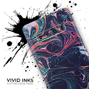 DesignSkinz Liquid Abstract Paint Remix V30 Protective Vinyl Decal Wrap Skin Cover Compatible with The Samsung Galaxy S20 (Screen Trim & Back Glass Skin)