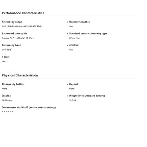 CP200D AAH01QDC9JC2AN Original Motorola Analog & Digital UHF 403-470 MHz Portable Two-way Radio 16 Channels, 4 Watts - Original Package - 2 Year Warranty …