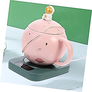 HANABASS Cups Office Beverage Wax Insulation Gift Travel Mugs Hot and for Business Electric Mug Candle Use Desk Multi- Tea Water Plate Desks Cup All Portable Cocoa Milk Coffee Coaster