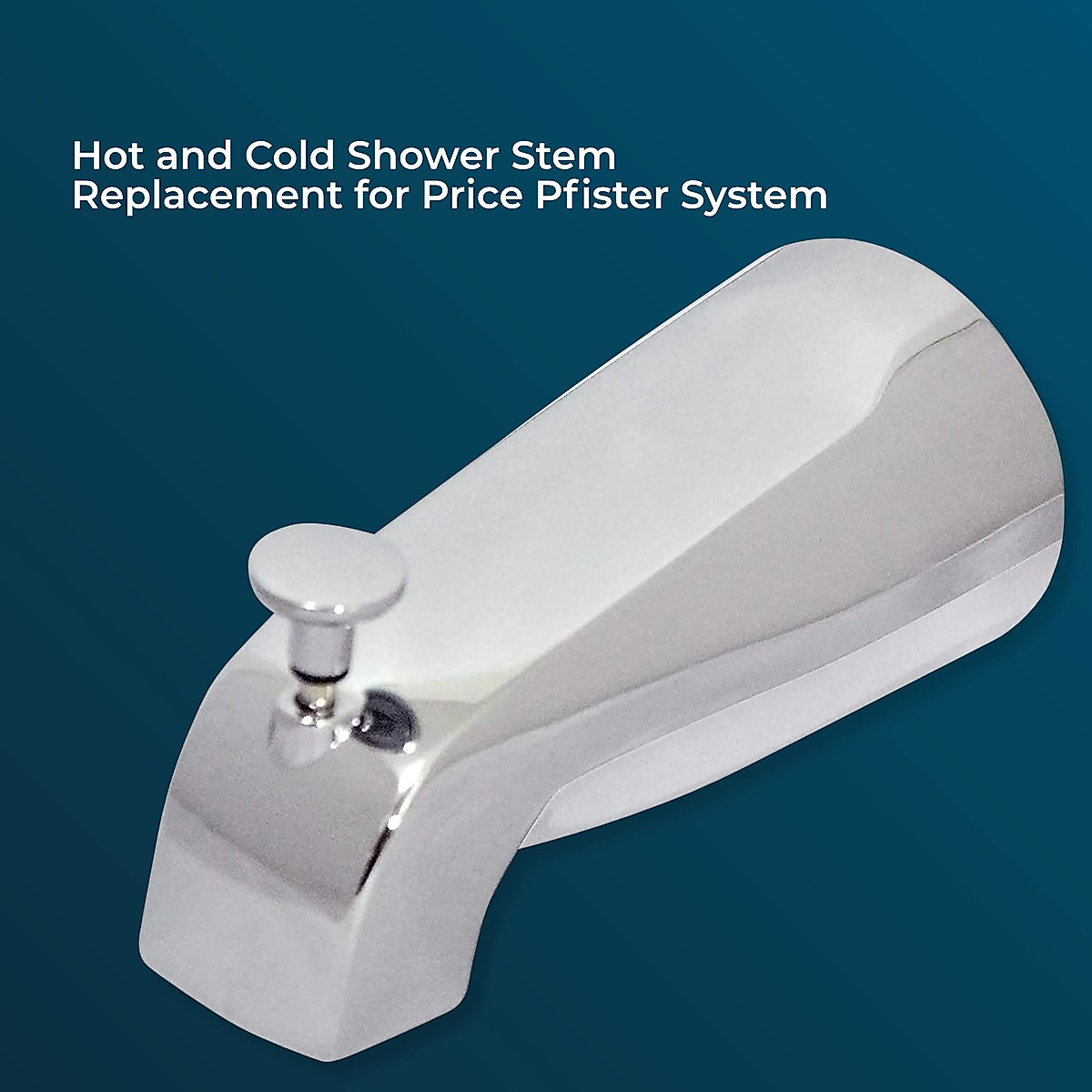 Complete Shower Repair Replacement Kit for Hot and Cold Shower Systems, 2 Hot and Cold Valves, For Remodeling Verve Handles, Easy Installation, Durable Construction, Polished Chrome