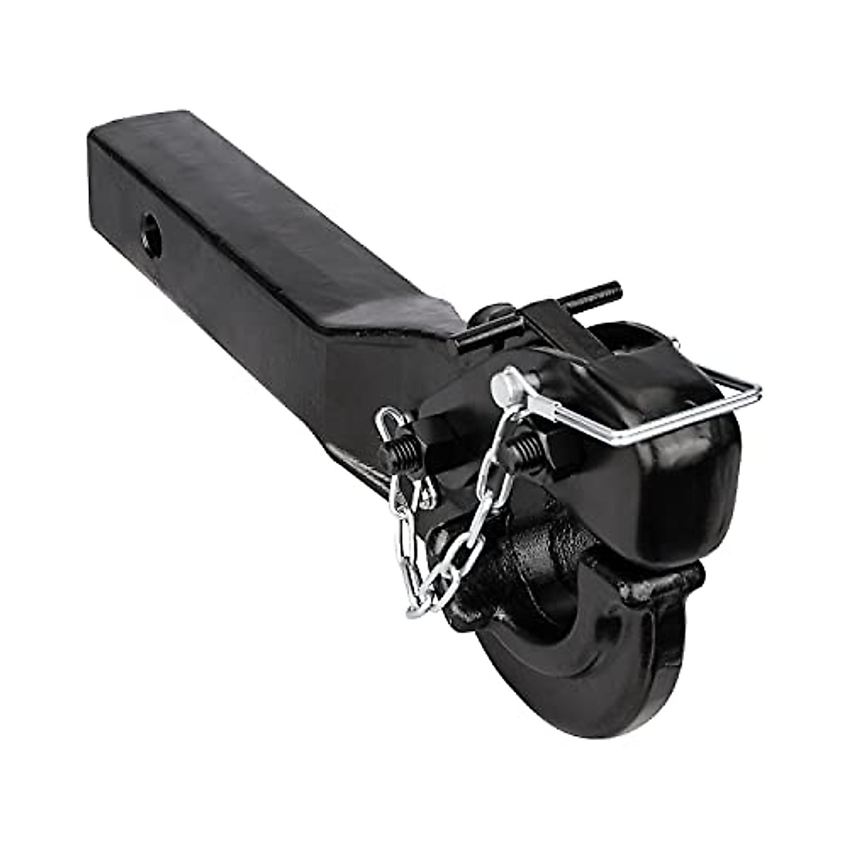 ANGCOSY 10-Ton Pintle Hook Trailer Hitches Receiver Hook for 2” Hitches Hitch Hook Military Receiver, 20000 lbs, 15” Length