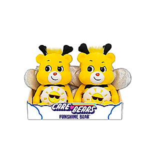 Care Bears Basic Bean Plush Spring Theme- Bee Funshine Bear