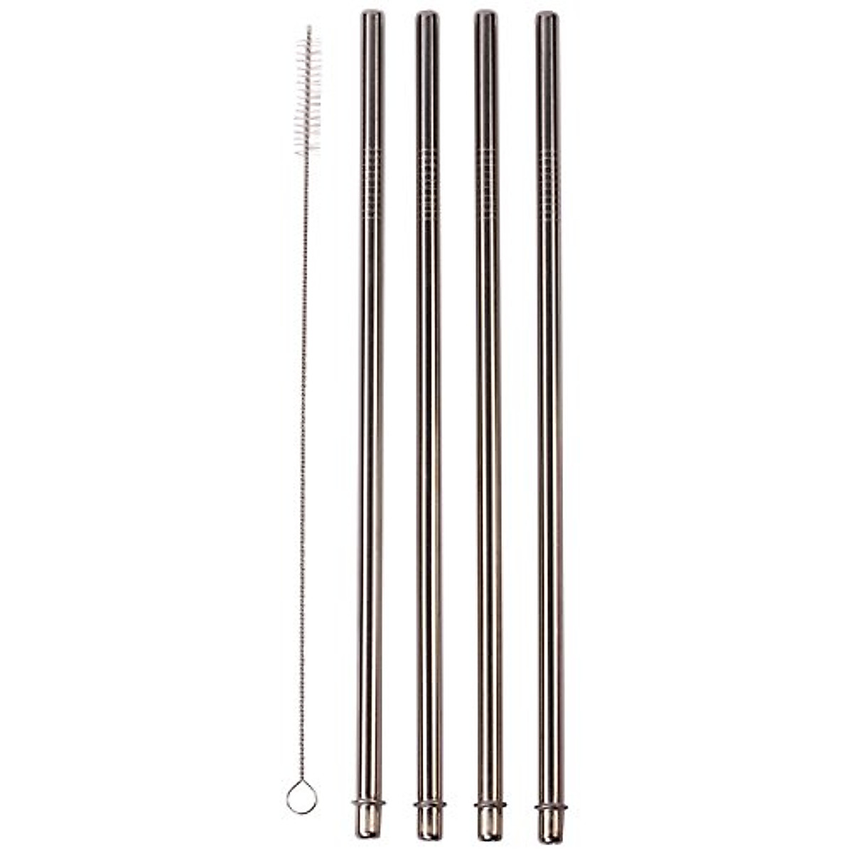 4 WIDE 40-Ounce Stainless Steel Straws (NO CUP) for 40 oz Ozark Trail Double-Wall Rambler Vacuum Cups - CocoStraw Brand Drinking Straw (4 Straws 40oz)