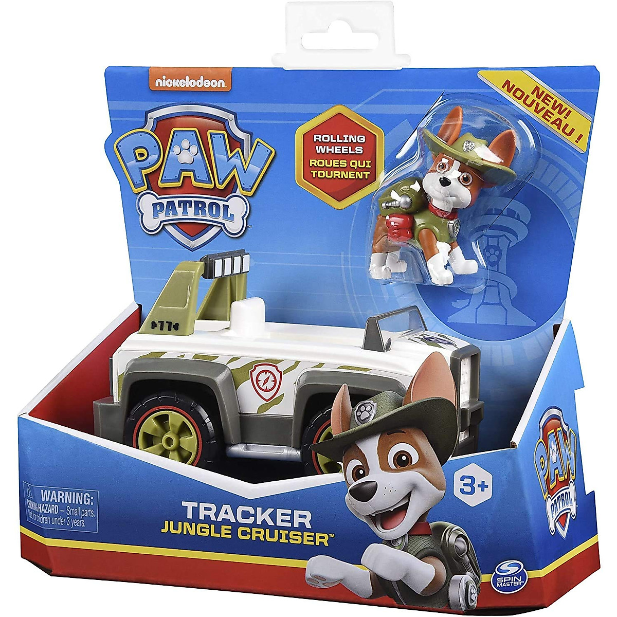 Spin Master Paw Patrol Tracker and Jungle Cruiser Vehicle