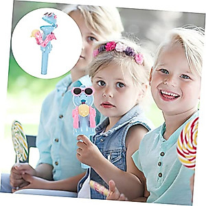 TEHAUX Lollipop Machine Destress Gifts Chrismas Candy Wand Toy Christmas Lollipop Robot Lollipop Holder for Kids Sugar Storage Toy Lollipop Holder Robot Creative Lollipop Robot Toys Child