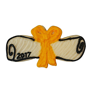 NCS Graduation Cookie Cutter Set - Gown 4", Cap 4.5", Diploma 4" - 3 Piece - Tinplated Steel