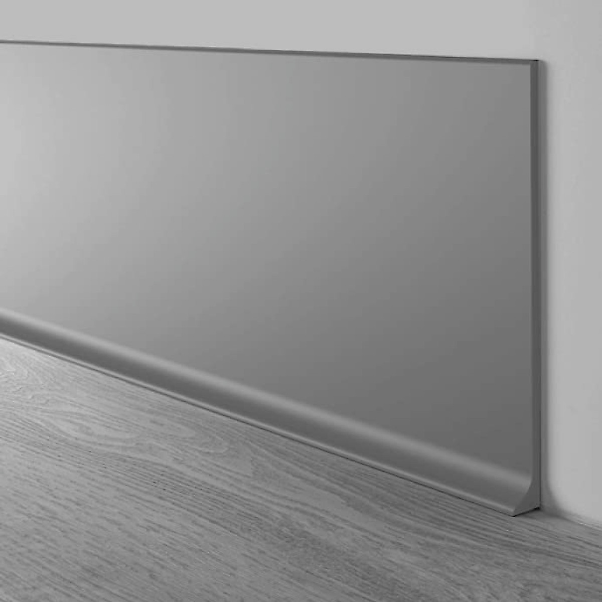 ProFlex Gray Vinyl Wall Base - 6 in X 20 ft Trim with Super Strong Peel and Stick Adhesive - Flexible Self Stick Vinyl - Easy Install Floor Base with Toe Kick