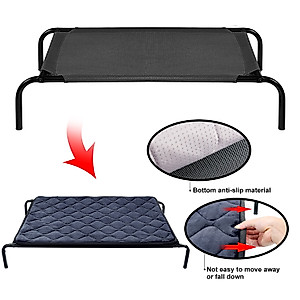 Hero Dog Dog Beds for Small Dogs Crate Pad Mat 27 inch Kennel Pads Washable Mattress Dog Sleeping Mats,Non Slip Pet Beds