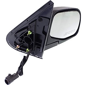 Kool Vue Left & Right Power Non-Heated Door Mirrors Compatible With Ford Explorer 1995-2001 With Puddle Lamp Textured Pair