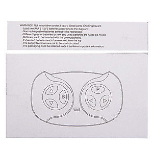 FULIHUA Children's Electric Car White Remote Control Transmitter Handle Accessories Children's Electric Toy Car Replacement Parts