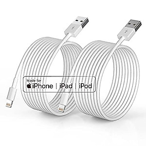iPhone Charger [Apple MFi Certified], 2Pack 6ft Fast Lightning Cable for Long Cord, Apple Charging Cord for iPhone 12/11 Pro/11/XS MAX/XR/8/7/6s/6/5S/SE iPad/Air Original