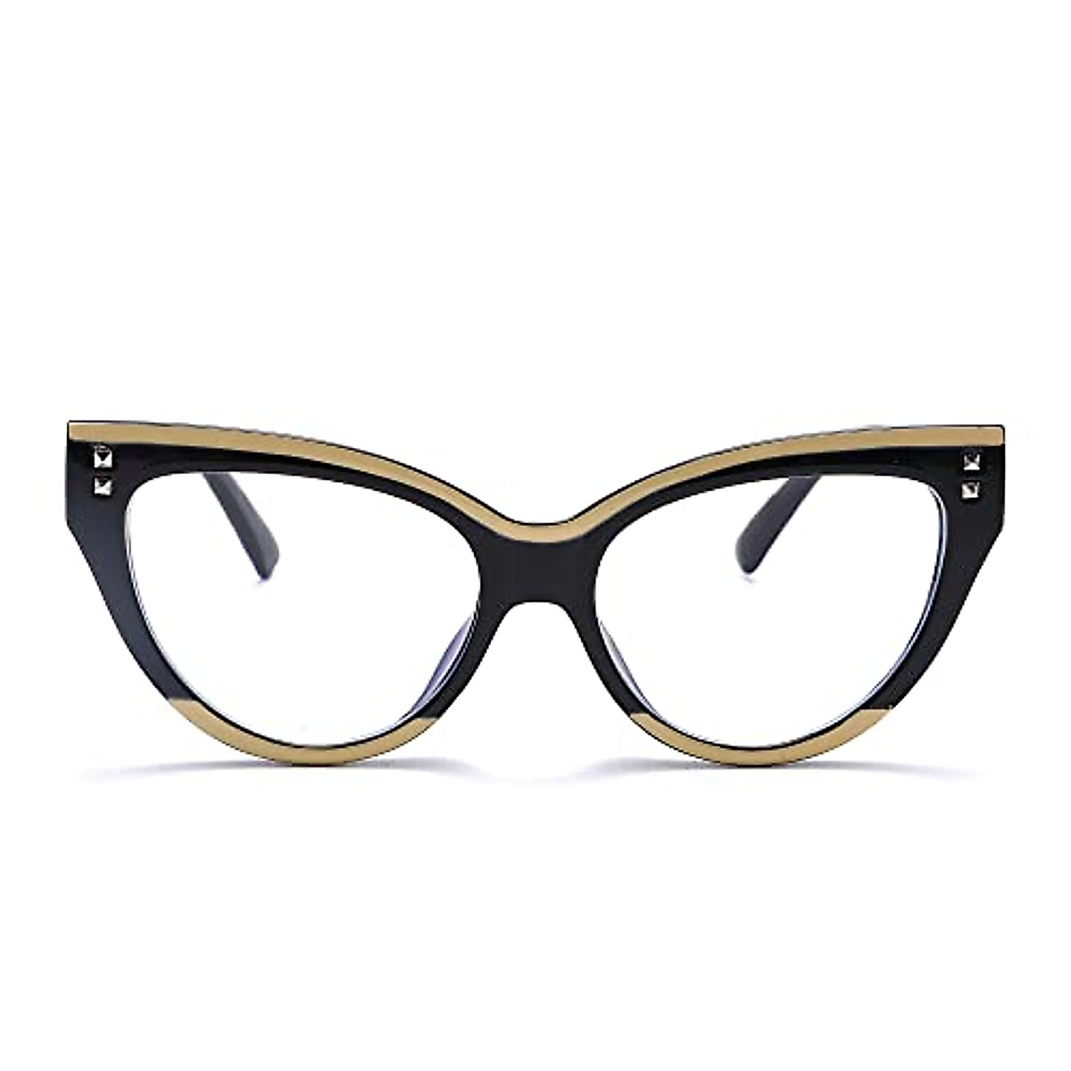 Rmerom Blue Light Blocking Glasses For Women Fake Glasses Fashion Non Prescription Glasses Cat Eye Frames Computer Gaming Eyeglasses