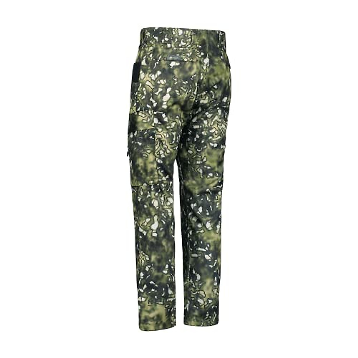 HIDEN Super Stalk Camo Hunting Pants for Men, Water Repellant, Ultra Silent, Turkey Hunt, Forest Camo, 38W x 32L