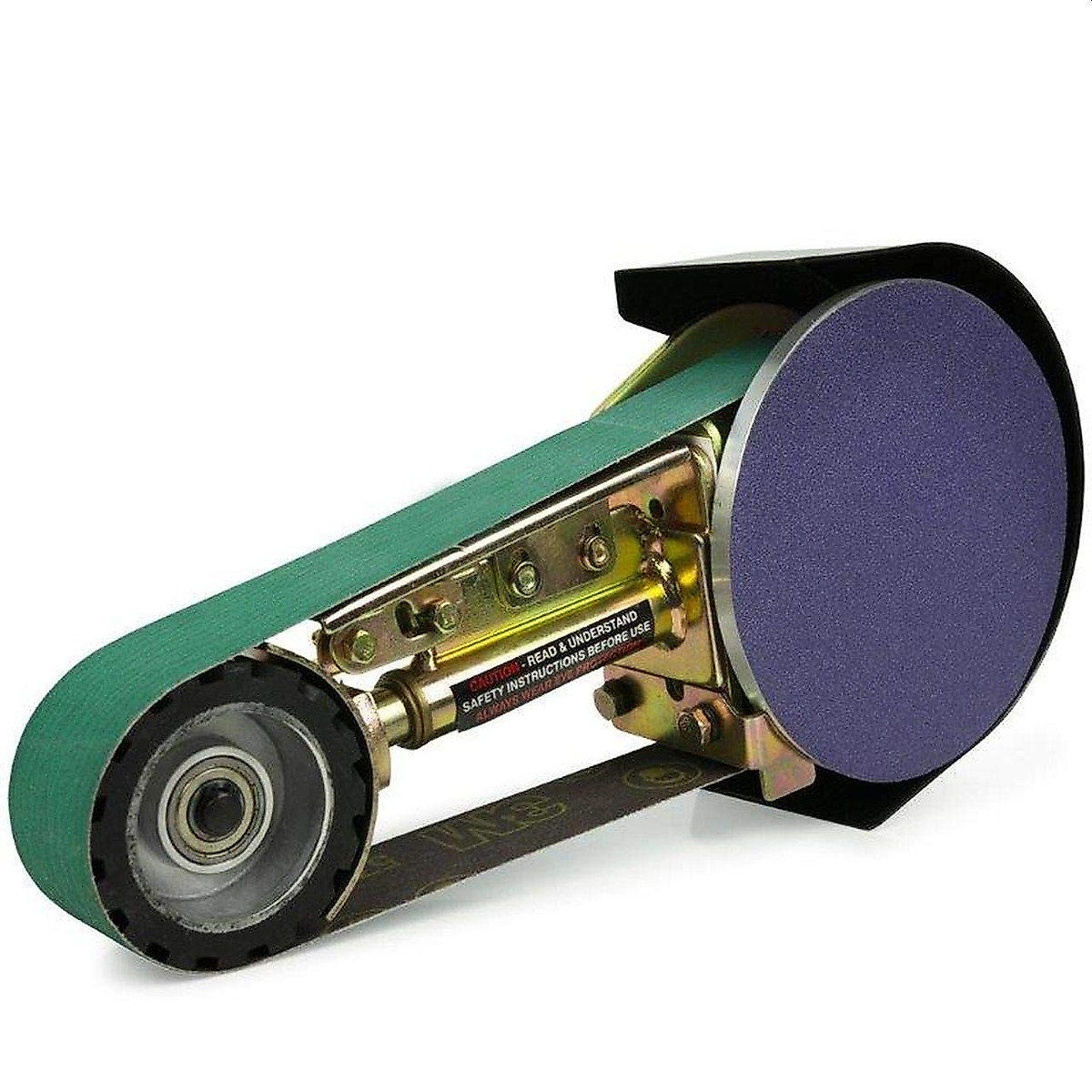 MultiTool Grinders 2'' x 36'' Belt, 7'' Grinder Disc Attachment + Miter Table