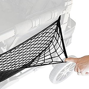 WONDERFOLD Heavy Duty Stroller Wagon Cargo Net for Extra Storage Space Featuring Super Stretchable Netting and Large Storage Capacity Pocket (Compatible with All W-Series Models) for Truck