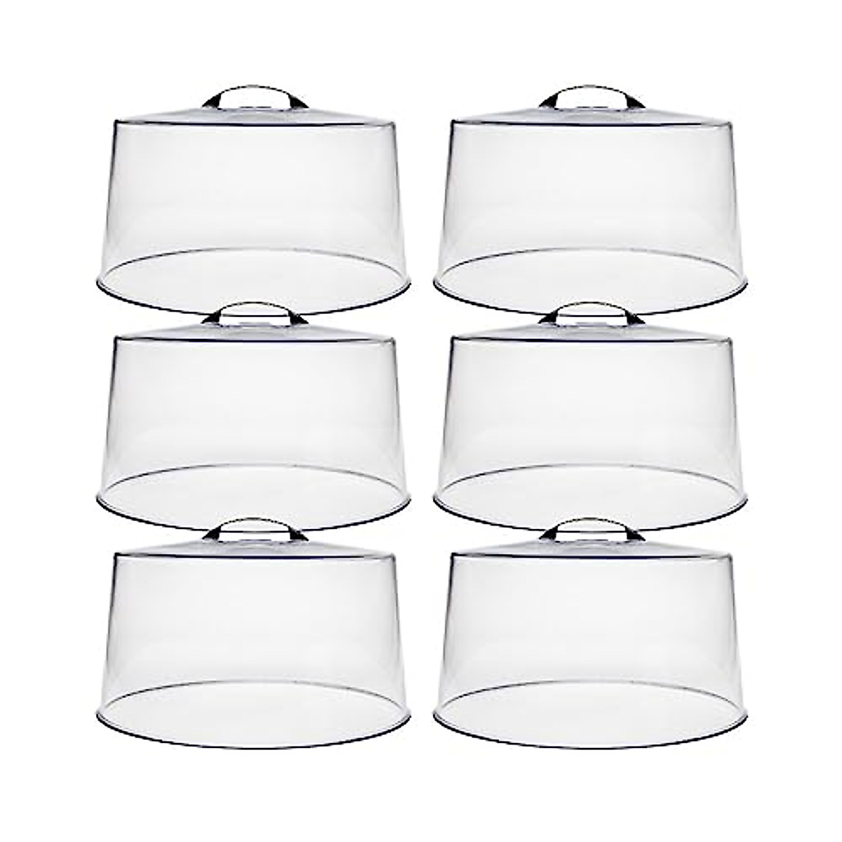 Carlisle FoodService Products 251207 Shatterproof 12" Cake Cover / Dome, 6.5" Tall