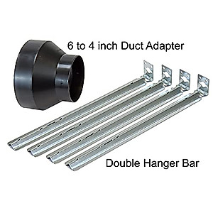 KAZE APPLIANCE SEP120 | 120 CFM | 0.3 Sone Ultra Quiet | Energy Star-Certified Energy-Saving Bathroom Exhaust Ventilation Fan